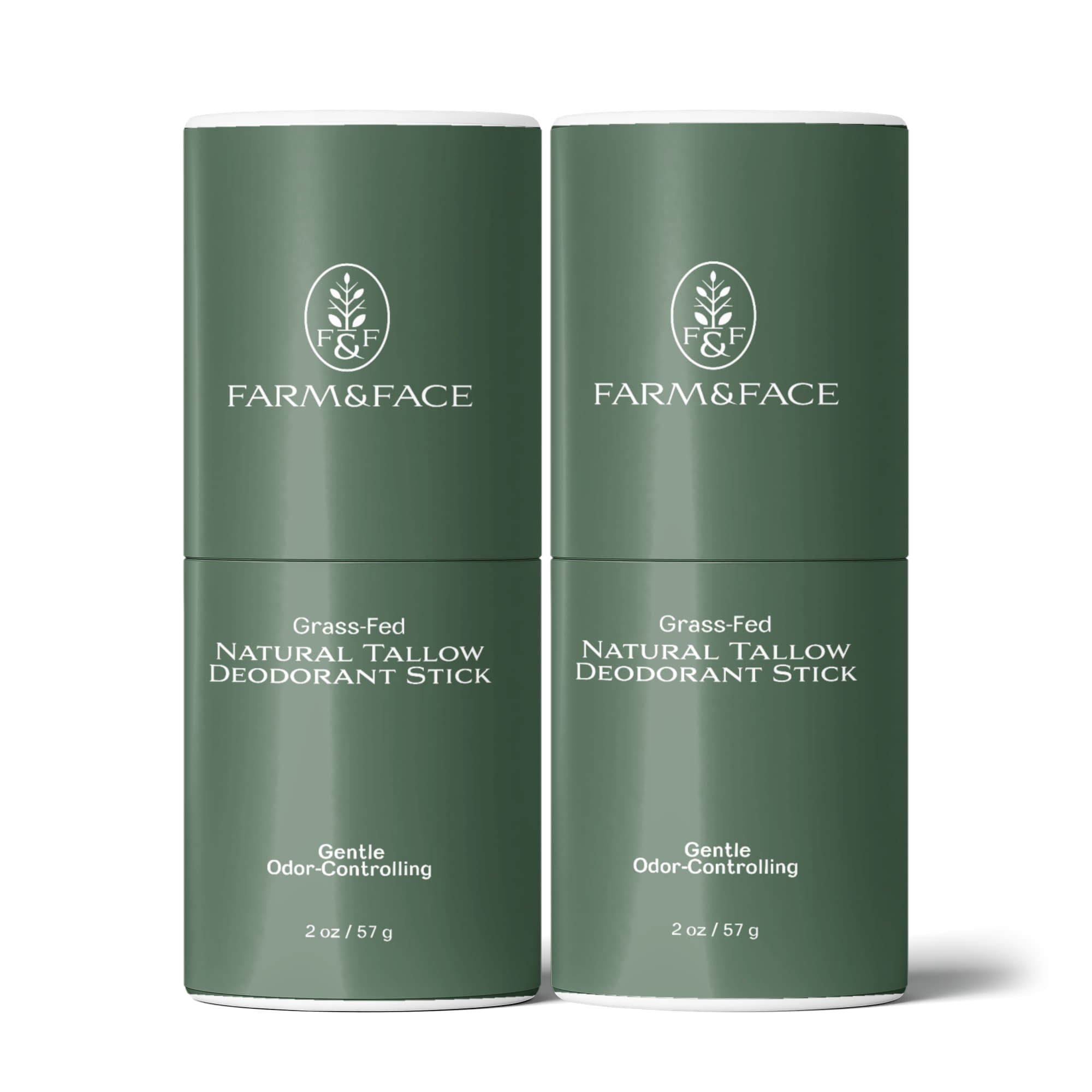 2 Pack Natural Tallow Deodorant Stick – Farm & Face 2.0